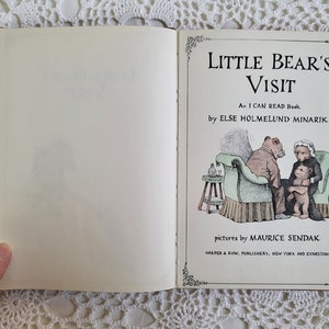 Early Edition Little Bears Visit by Else Holmelund Minarik Illustrated ...