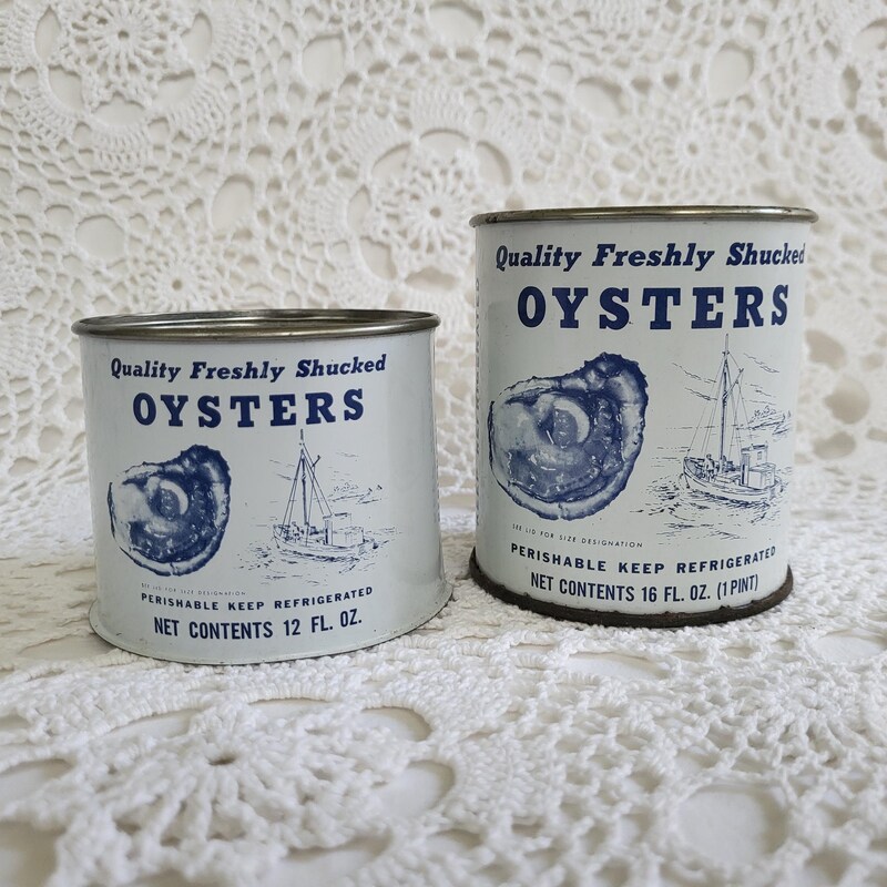 Oyster Can - Etsy