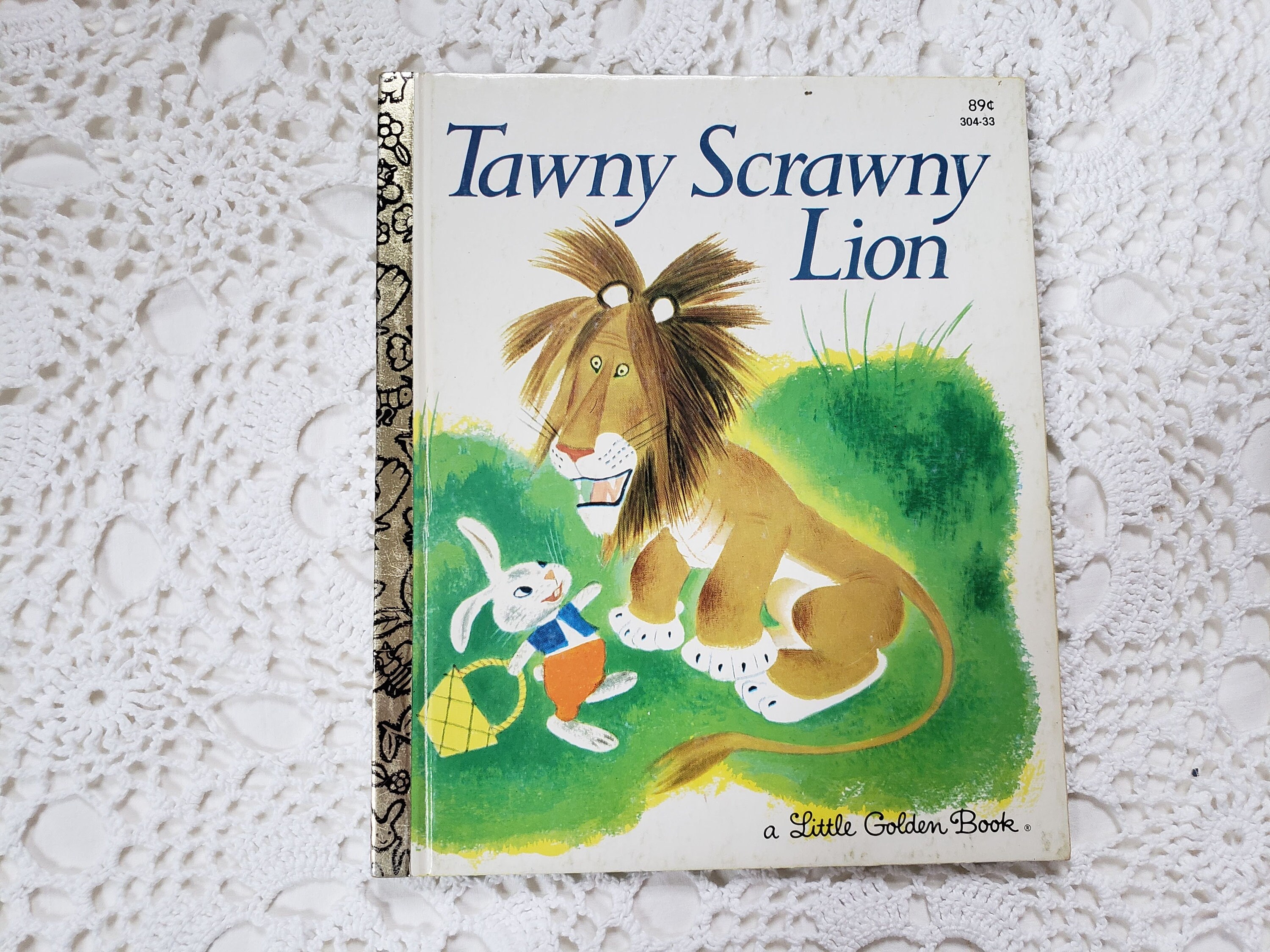 Tawny Scrawny Lion Little Golden Book 1950s, Vintage 1980s Edition ...