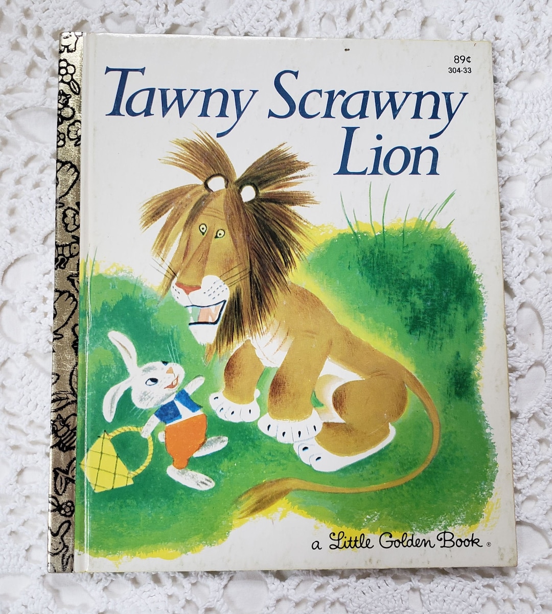 Tawny Scrawny Lion Little Golden Book 1950s, Vintage 1980s Edition ...