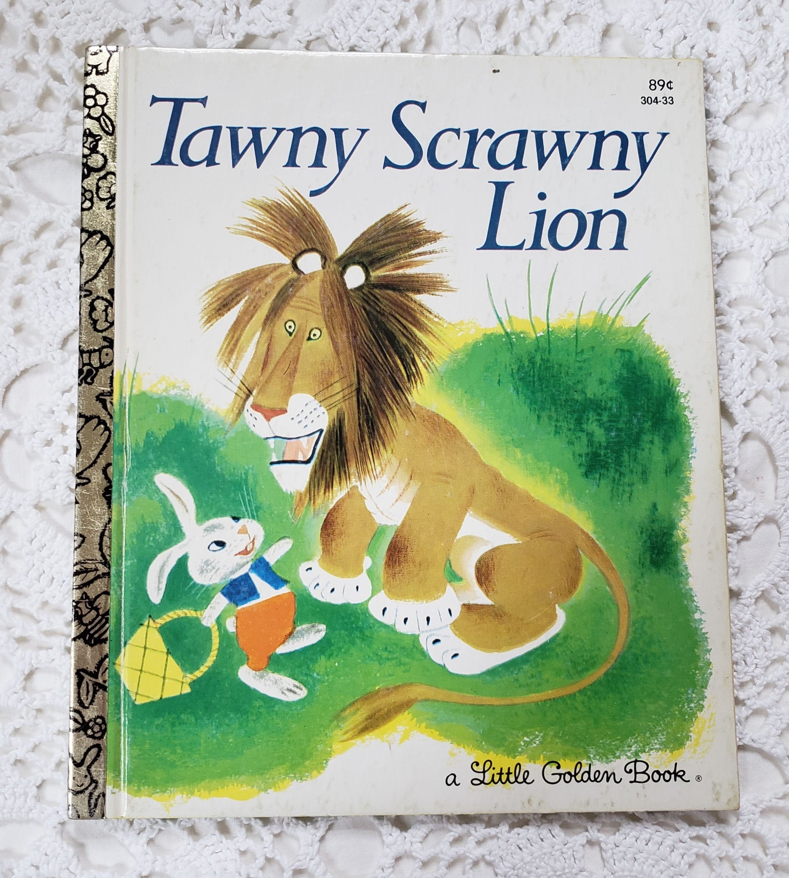 Tawny Scrawny Lion Little Golden Book 1950s, Vintage 1980s Edition ...