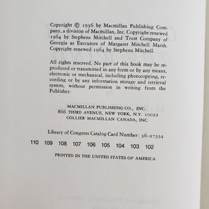 Gone With the Wind Book, by Margaret Mitchell, 1964 Limited Edition ...