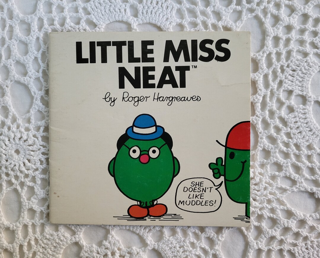 Little Miss Neat by Roger Hargreaves, Vintage 1986 Book, Generation X ...
