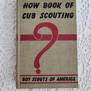 How Book of Cub Scouting, 1958, Boy Scouts of America Book - Etsy
