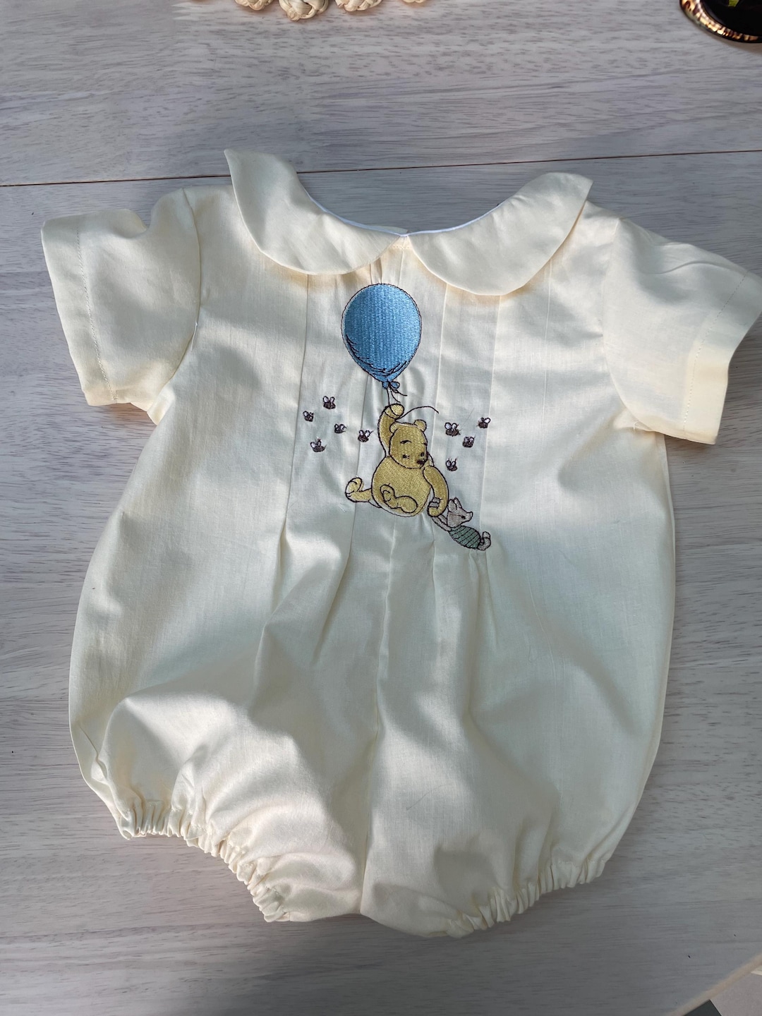 WINNIE THE POOH Baby Romper Suit Bubble Style Personalised - Etsy