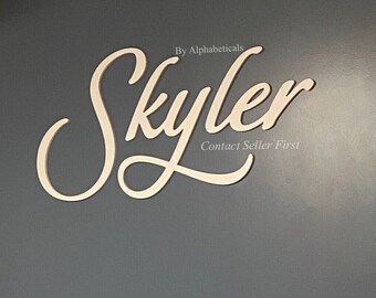 Skyler Name Sign - Etsy