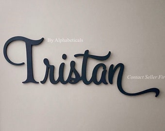 Wooden Baby Name Sign Girl Boy Wooden Letters for Nursery Wall - Etsy