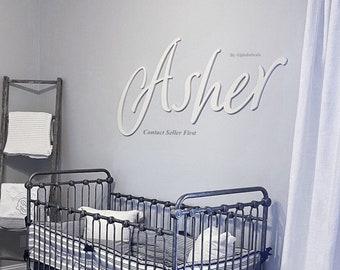 Asher Name Letters - Etsy