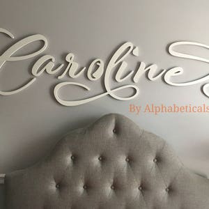 Nursery Name Sign Baby Boy Girl Wooden Letters for Wall Decor Nursery ...