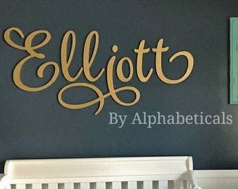 Baby Boy Name Sign Wooden Letters for Nursery Girl for the | Etsy