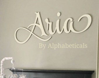 Aria Baby Name Sign | Etsy