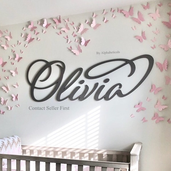 Olivia Wooden Wall Decor - Etsy