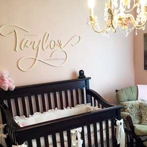 Jaxson Baby Name Sign for Nursery Boy Alphabetical Over Crib Wooden ...