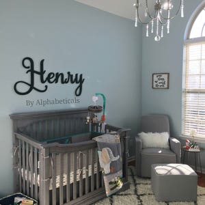 Nursery Name Sign Boy Baby Name Signs for Nursery Wooden Name - Etsy