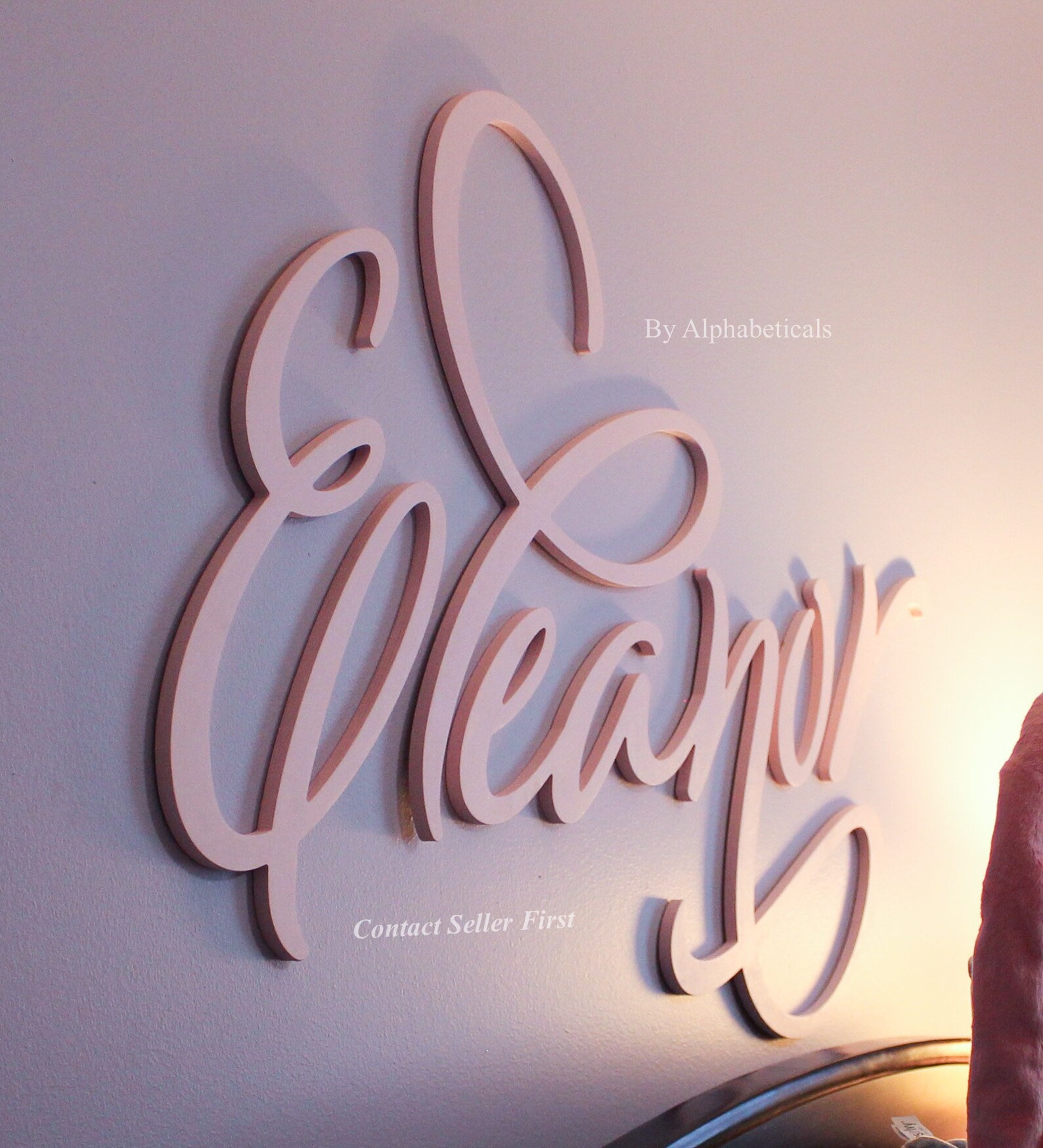 Name Sign for Nursery Baby Boy Girl Landon Wooden Letters Alphabeticals ...