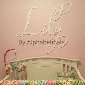 Over Crib Name Signs Alphabeticals Baby Name Sign for Nursery Girl Boy ...