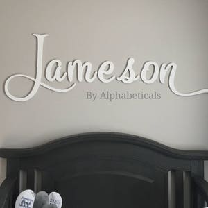 Nursery Name Sign, Wooden Letters, Custom Baby Room Decor ...