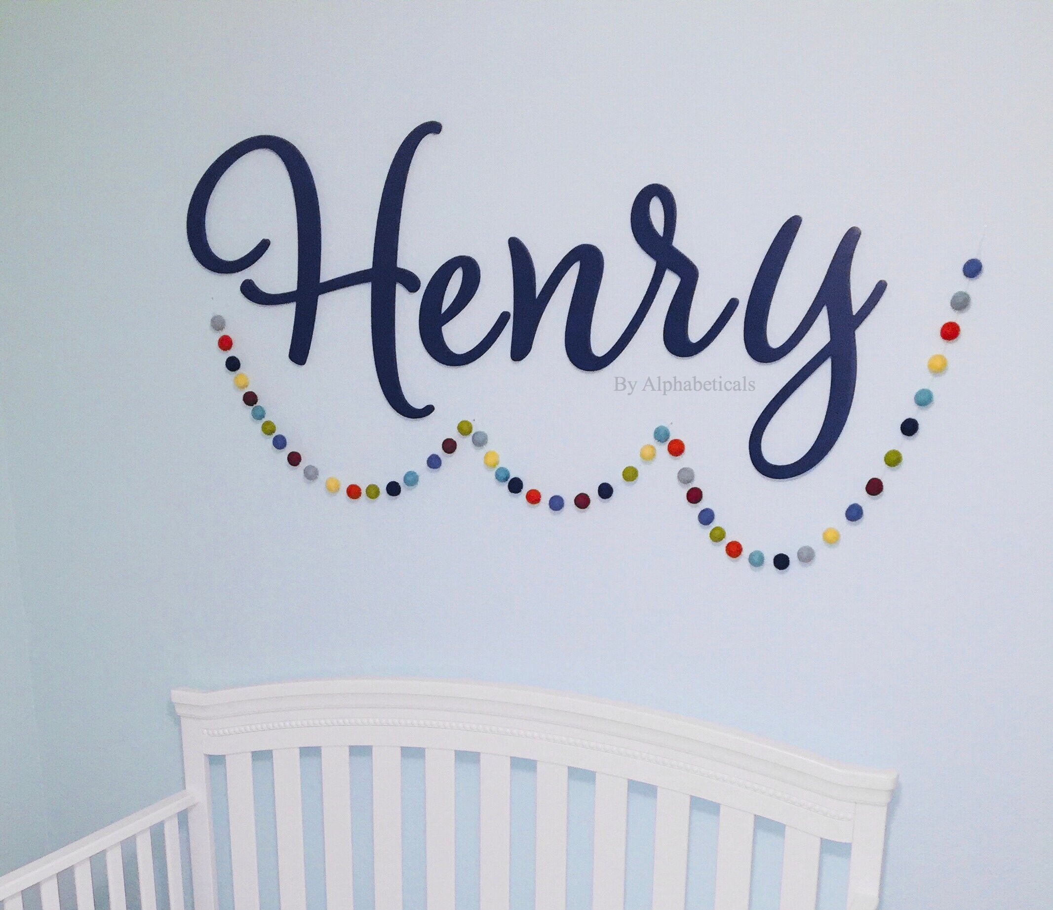 Baby Name Sign for Nursery Boy Girl Letters for Wall Decor | Etsy