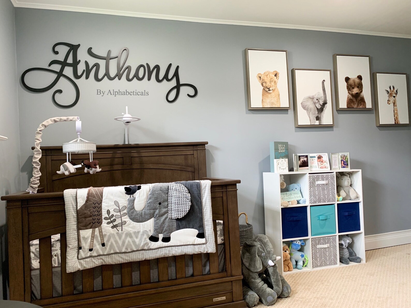 Over Crib Name Signs Alphabeticals Baby Name Sign for Nursery Girl Boy ...