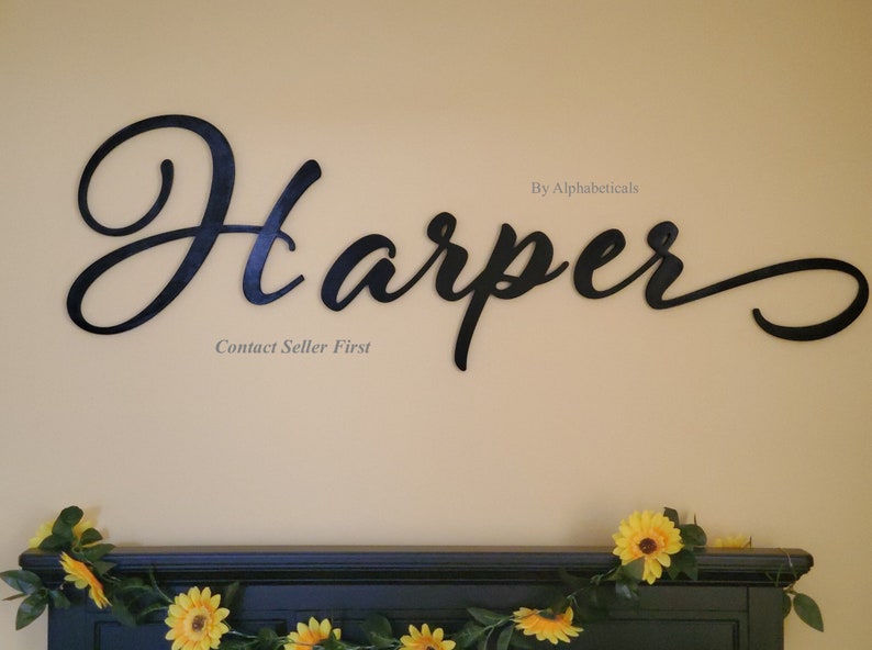 Landon Baby Boy Nursery Name Sign Girl Wooden Letters Above Over Crib ...