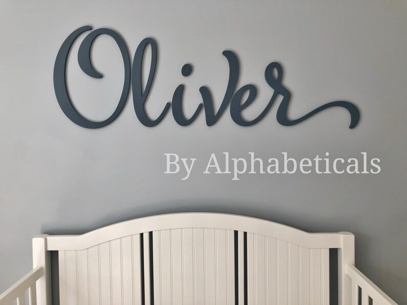 Baby Boy Name Sign Wooden Letters for Nursery Girl for the - Etsy