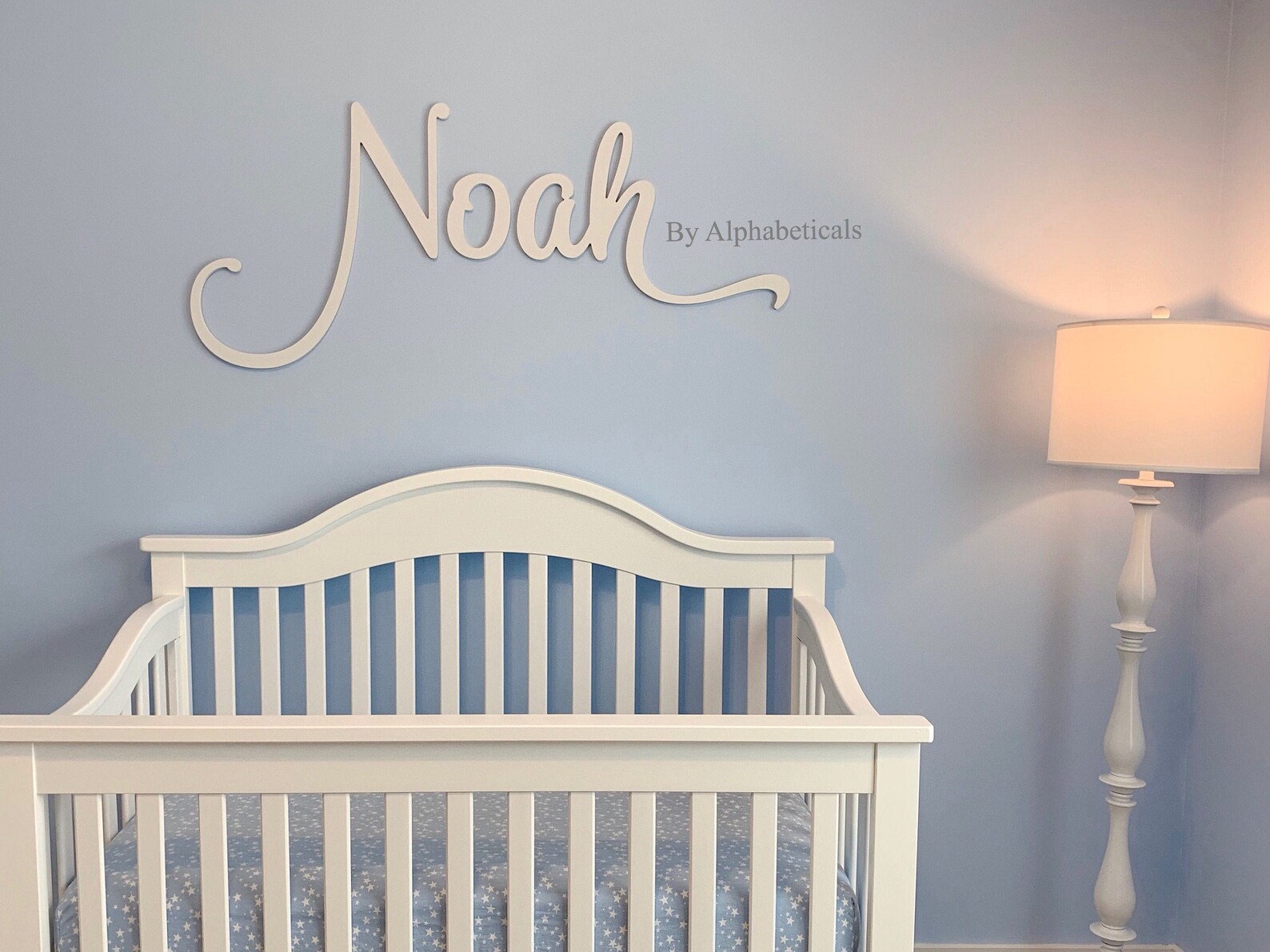 Noah Nursery Name Sign Boy Girl Wooden Letters for Wall Decor Over Crib ...