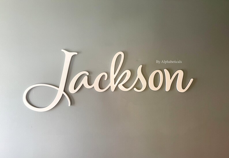 Nursery Name Sign Boy Girl Baby Name Signs for Nursery Wooden - Etsy