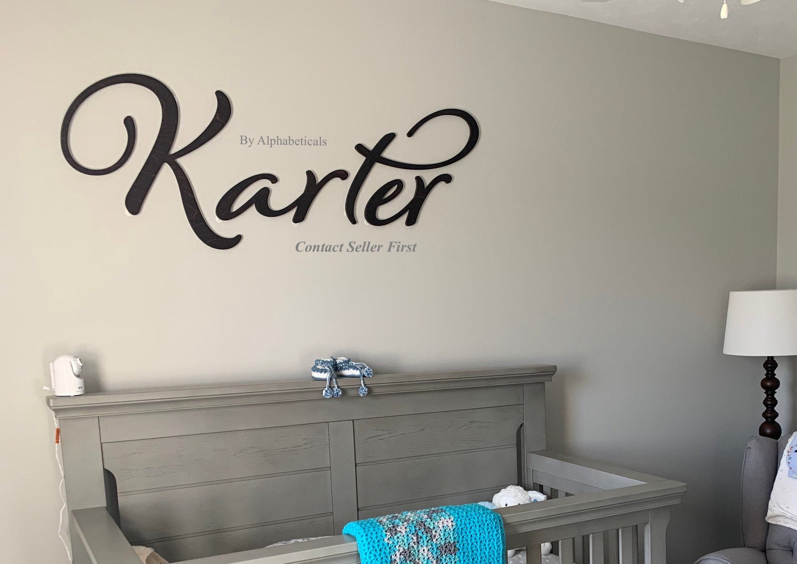 Landon Boy Baby Name Sign for Nursery Decor Custom Wooden Nursery ...