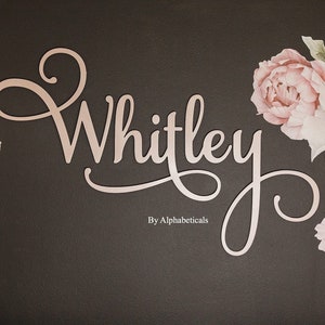 Name Sign for Nursery Baby Boy Girl Landon Wooden Letters Alphabeticals ...