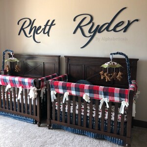 Baby Name Sign for Nursery Boy Girl Wall Letters Cutout Alphabeticals ...