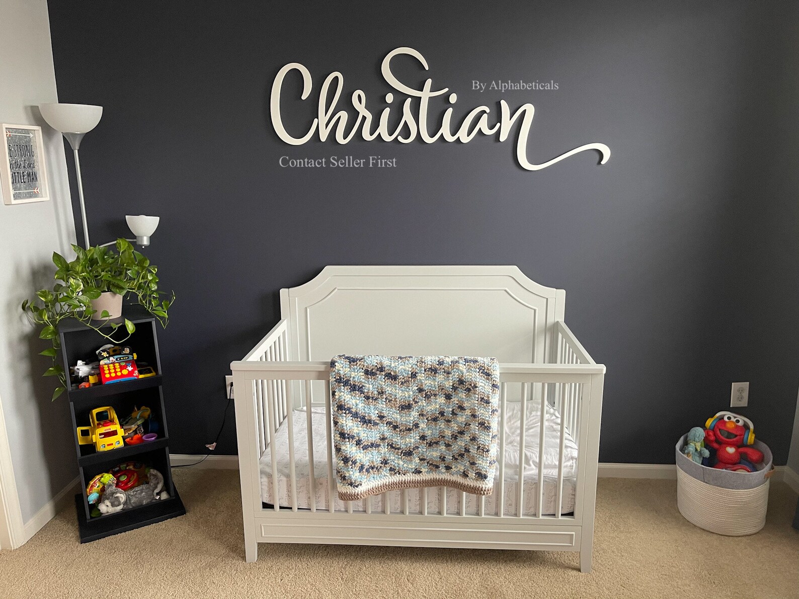 Landon Boy Baby Name Sign for Nursery Decor Custom Wooden Nursery ...