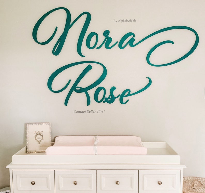 Olivia Baby Name Sign for Nursery Girl Boy Wooden Letters for - Etsy