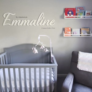 Madilynn Baby Name Sign for Nursery Decor Girl Boy Alphabeticals Over ...