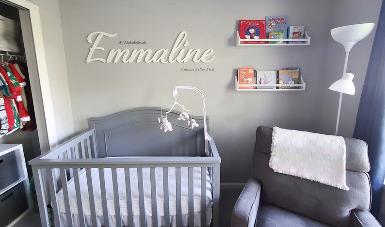 Madilynn Baby Name Sign for Nursery Decor Girl Boy Alphabeticals Over ...
