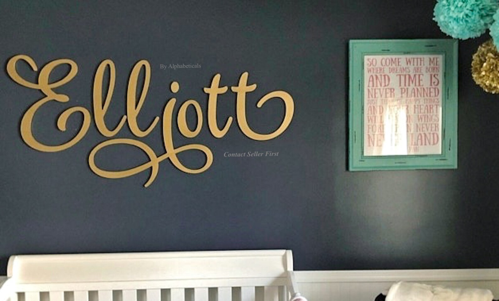 Olivia Baby Name Sign for Nursery Girl Boy Wooden Letters for the Wall ...