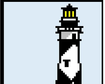 C2C Lighthouse Crochet Pattern With Written/color Instructions, Full ...