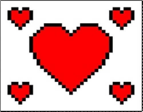 Hearts Small Throw C2c Crochet Graph Pattern With Row by Row | Etsy
