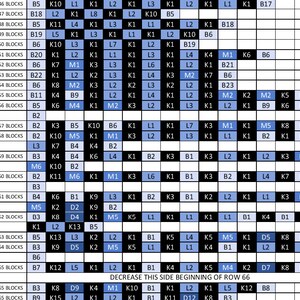 JESUS C2c Crochet Graph Pattern With Row by Row Color Chart ...