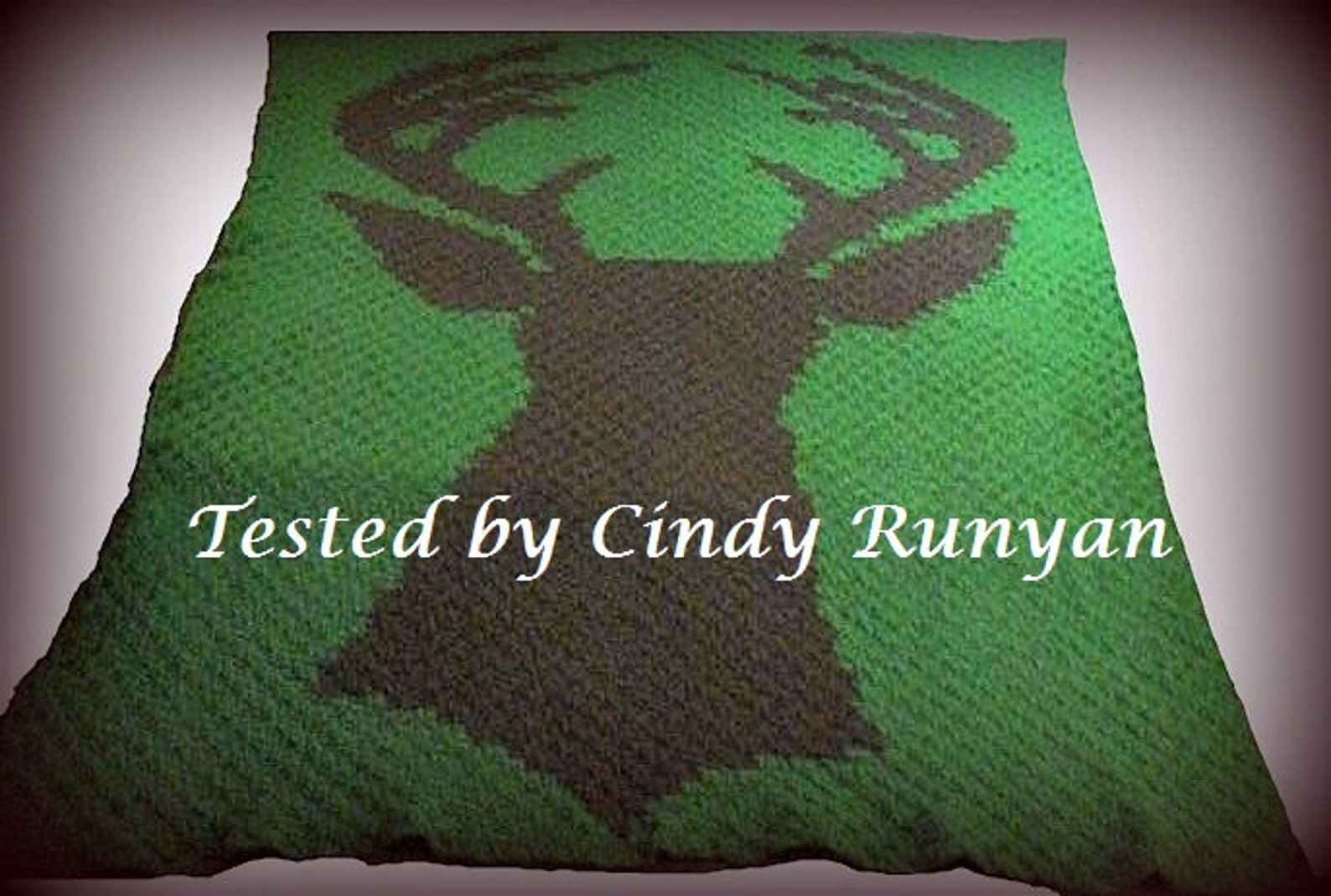 C2C Graph Deer Head C2C Crochet Graph With Row by Row Color - Etsy