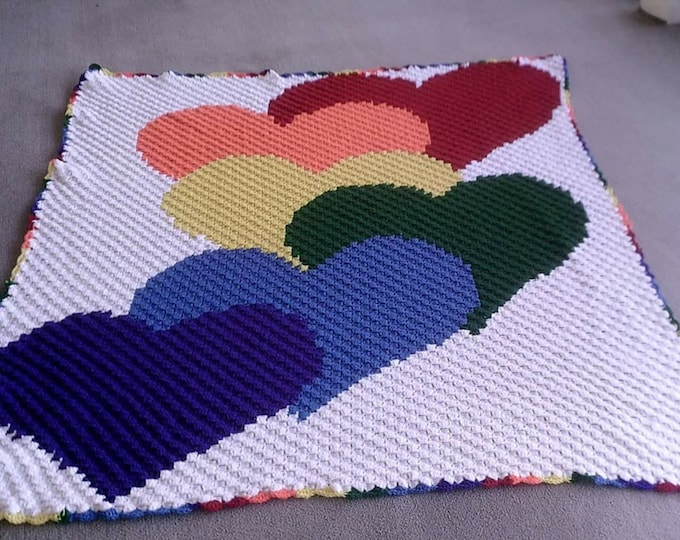 YORKIE C2C GRAPH With Row by Row Written Color Chart Instructions ...