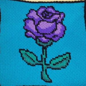 Micro Mini C2C Rose Crochet Graph and Written Pattern. - Etsy