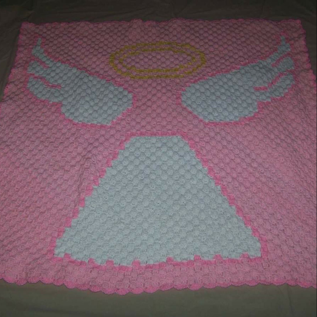 C2c Pattern / Crochet Pattern / C2c Afghan Pattern / ANGEL C2C GRAPH ...