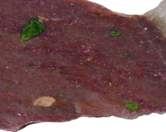 Alurgite Viridine Slab, Rare Purple Muscovite Var Alurgite Slab With ...