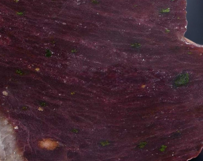 Alurgite Viridine Slab, Rare Purple Muscovite Var Alurgite Slab With ...