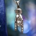 Sterling Silver Mano Cornuto Pendant, 3D .925 Italian Hand Neapolitan ...