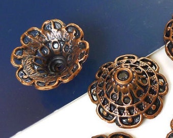 Large Bead Caps | Etsy
