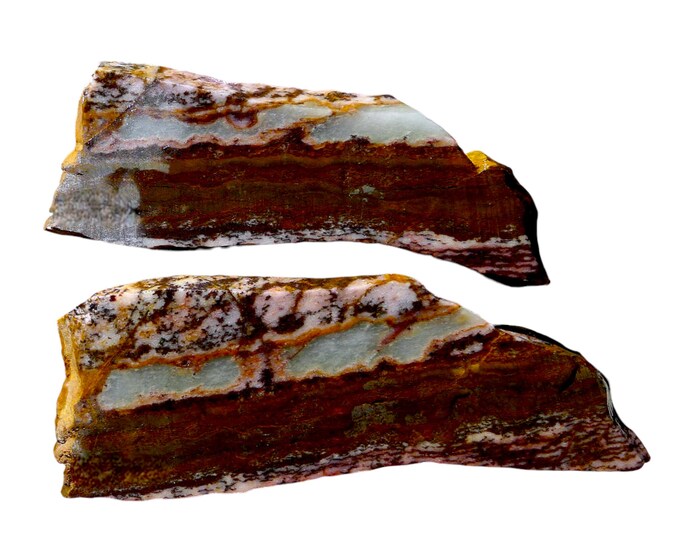 Outback Jasper Slabs Australian Jasper Slices Pink and Brown Stone ...