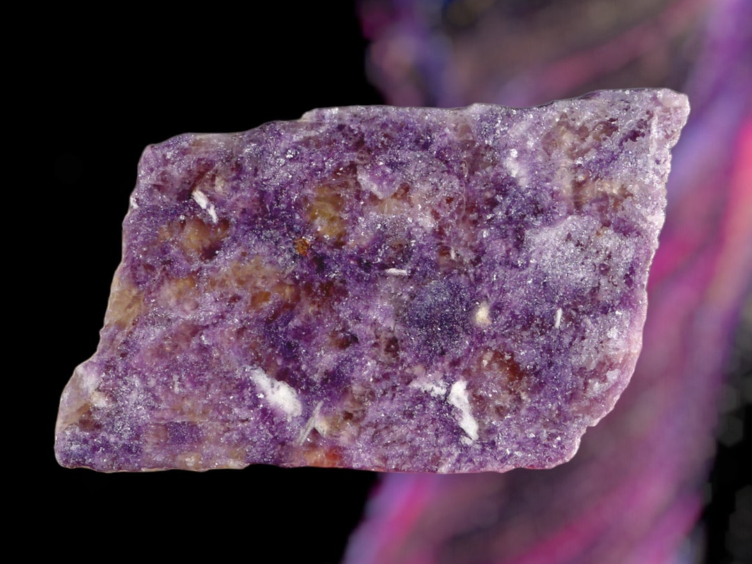 Purple Lepidolite Slab Natural Rubellite in Lepidolite Mica - Etsy