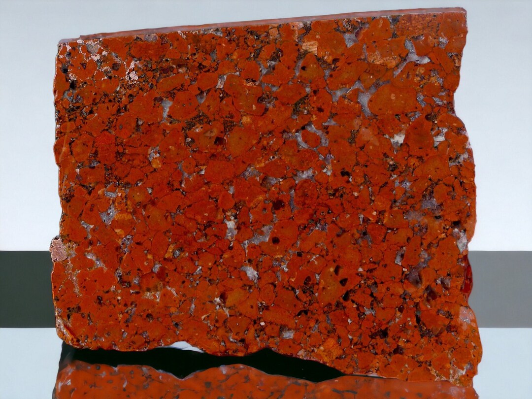 Native Copper Slab Unpolished Kingstonite Copper in Red Jasper ...
