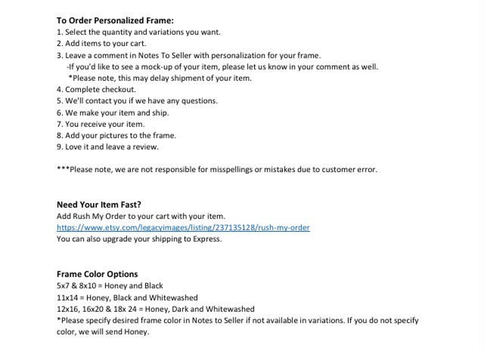 11x14 Baby First Year Name Picture Frame With White Frame - Etsy